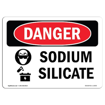 Signmission Safety Sign, OSHA Danger, 7" Height, 10" Width, Sodium Silicate, Landscape OS-DS-D ...